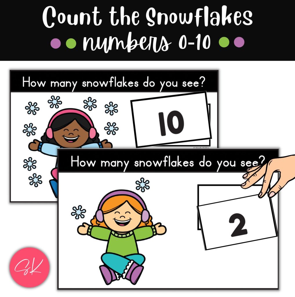 Snowflake Counting 0-10 - Simply Kiddos