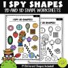 I Spy 2D and 3D Shapes - Simply Kiddos