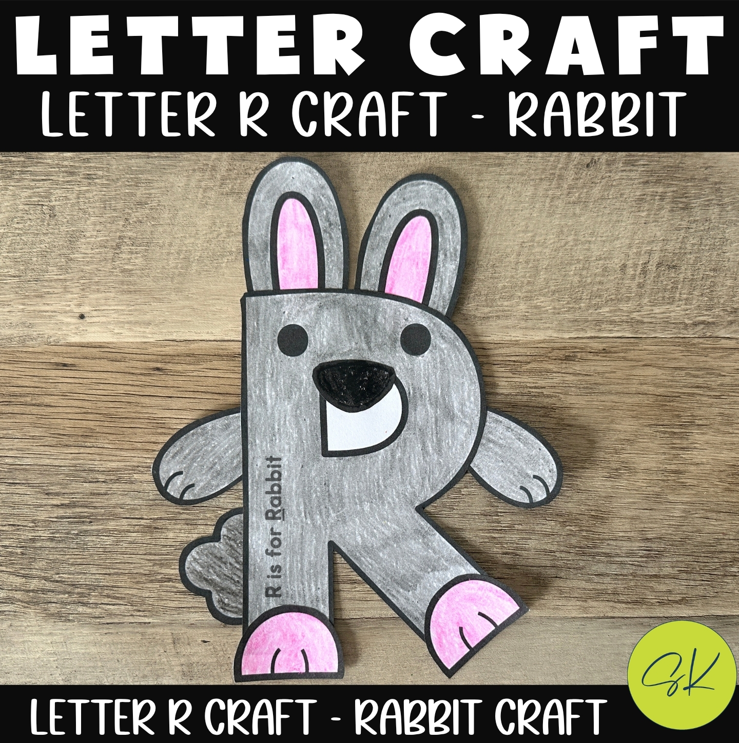 Letter R Craft – Rabbit – Simply Kiddos